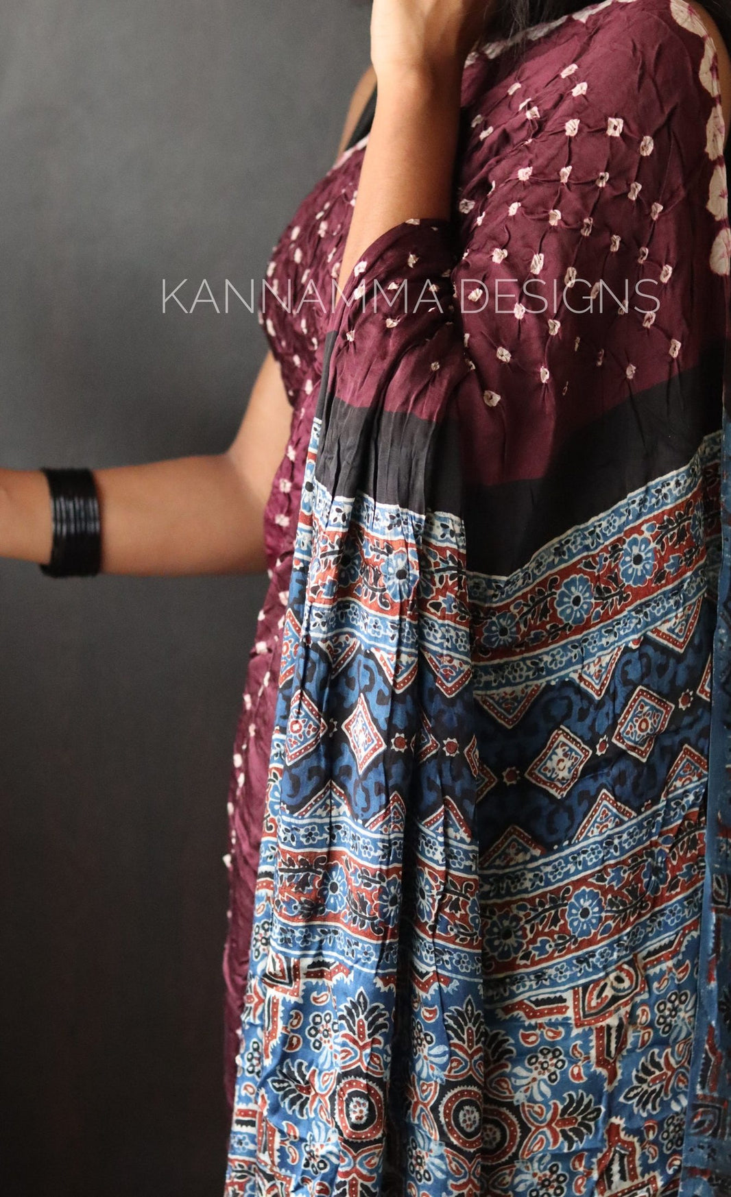 Handcrafted Ajarkh Collection – Kannamma Designs
